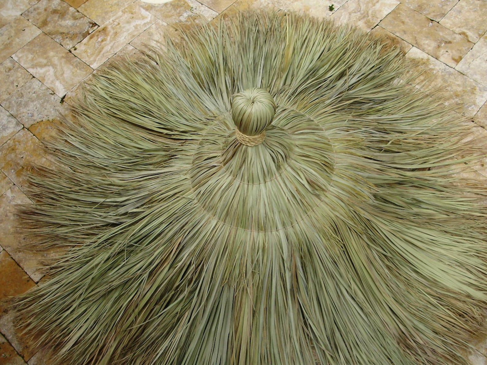 Tahitian Fuji Palm Thatch Round Top Cone Cap 3 Feet Dia Round - Etsy