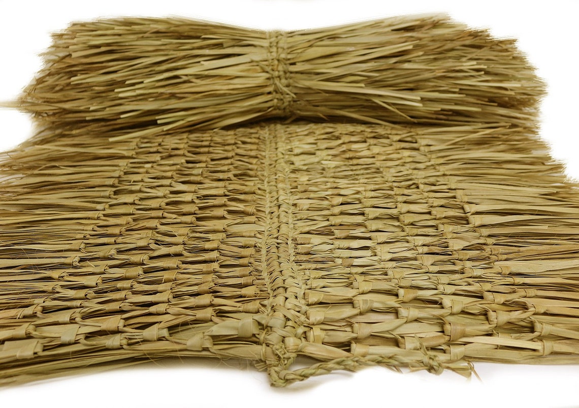 30"x 20' Ridge Cap Comm Grade Tiki Hut Bar Mexican Palm Roof Thatch Cap ...