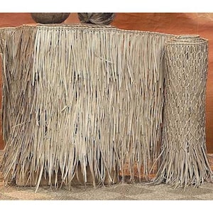 Four- 36"x 5ft Palm Grass Mexican Thatch Gr8 for Tiki Bar, Tiki Hut ...
