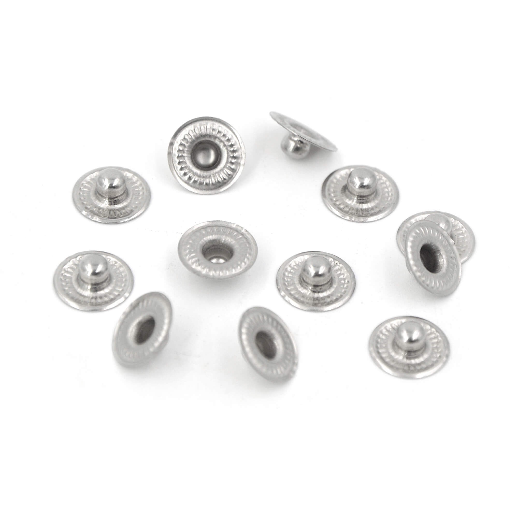 50sets Metal Snap Fasteners Press Studs Snap Buttons Poppers | Etsy