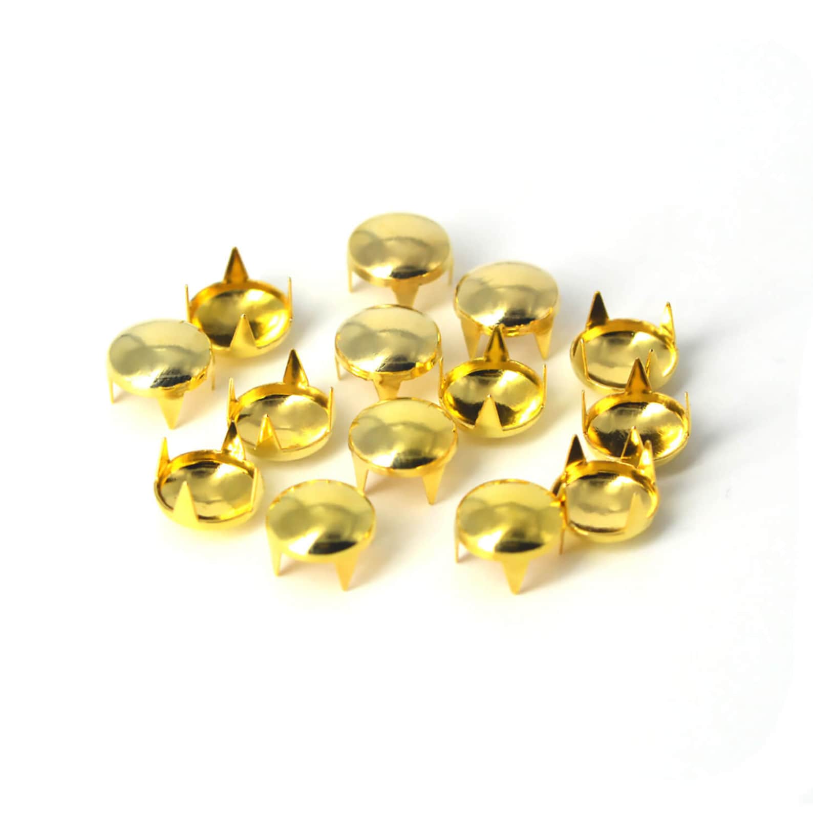 100pcs Half Round Dome Studs Claw Rivets for Handmade Leather - Etsy