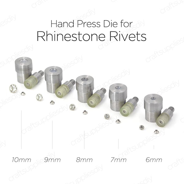 Rhinestone Snap Rivets - Etsy