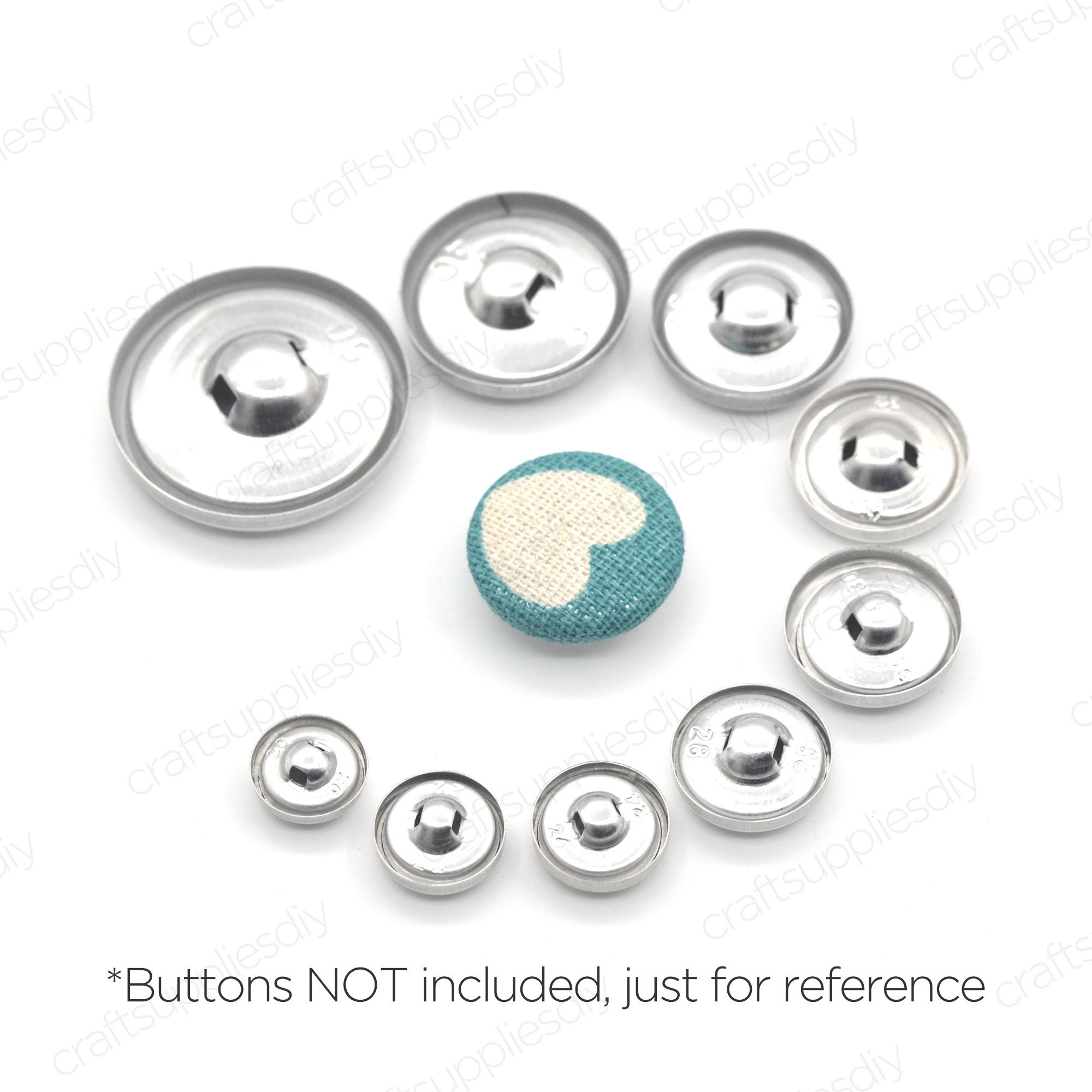 Hand Press Die for Fabric Covered Buttons Setter Setting Tools for ...