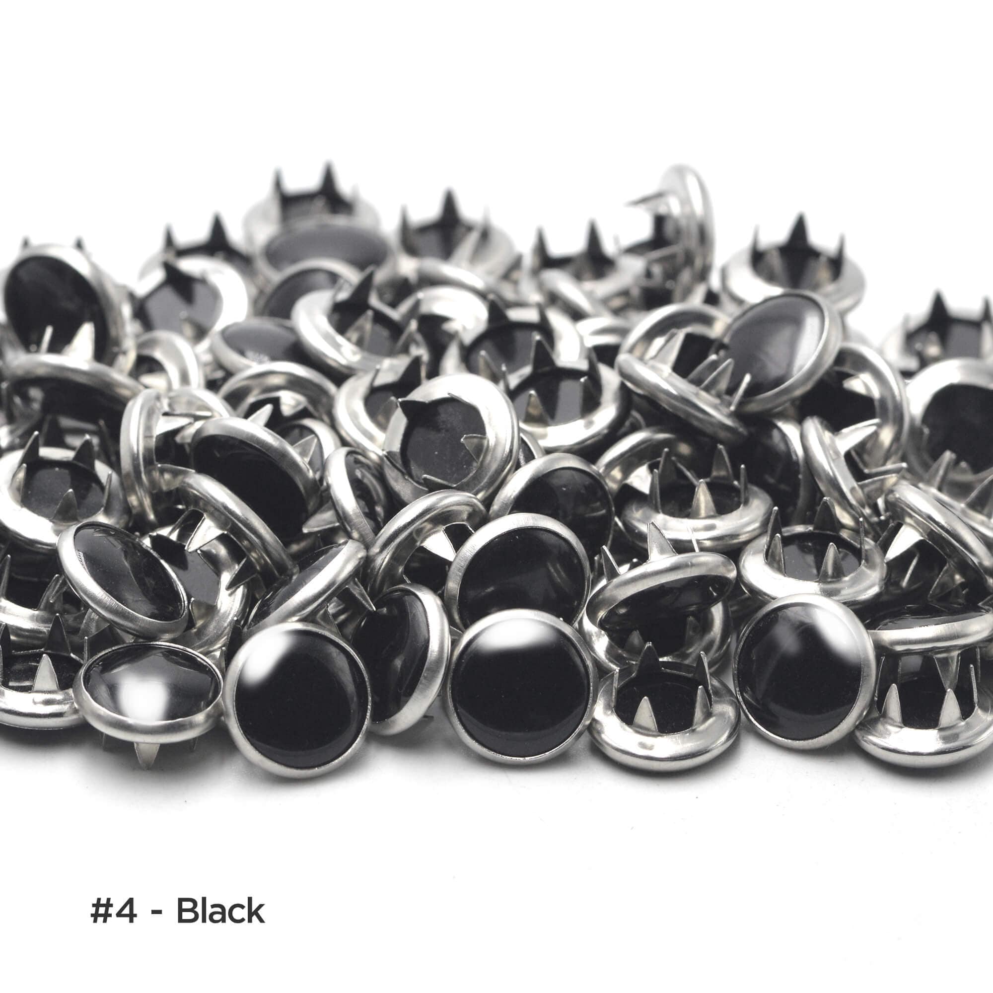 50sets Acrylic Pearl Snap Fasteners Prong Ring Snaps Press - Etsy