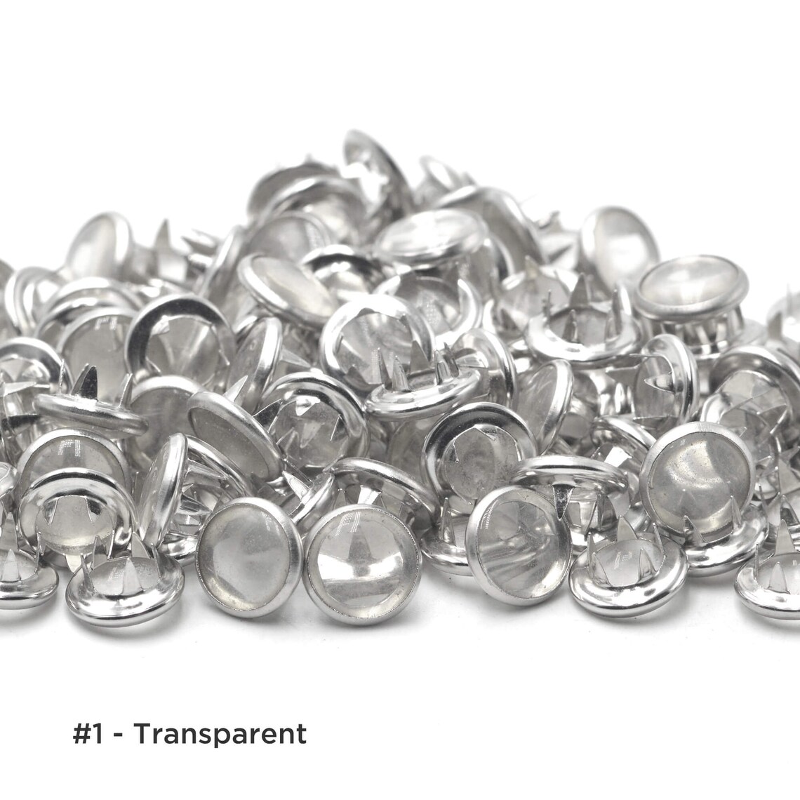 50sets Acrylic Pearl Snap Fasteners Prong Ring Snaps Press - Etsy