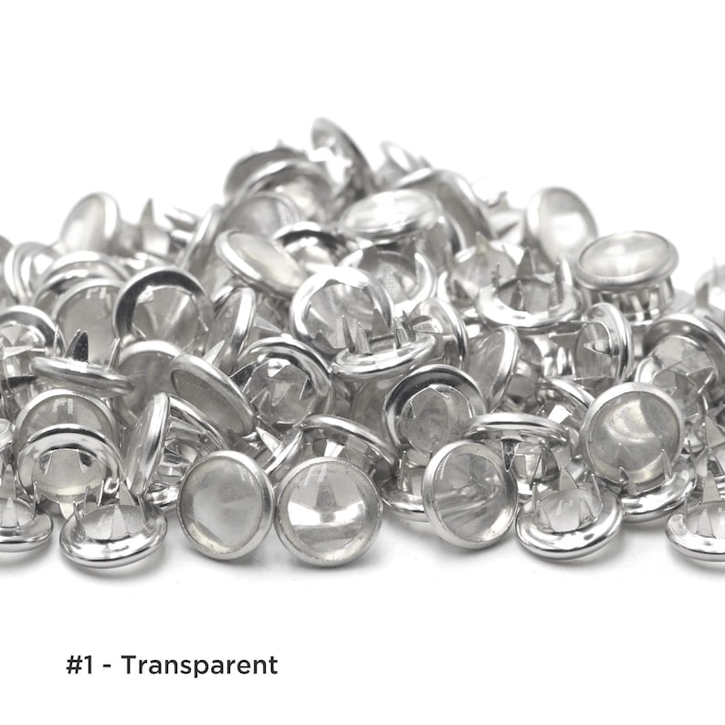 50sets Acrylic Pearl Snap Fasteners Prong Ring Snaps Press - Etsy