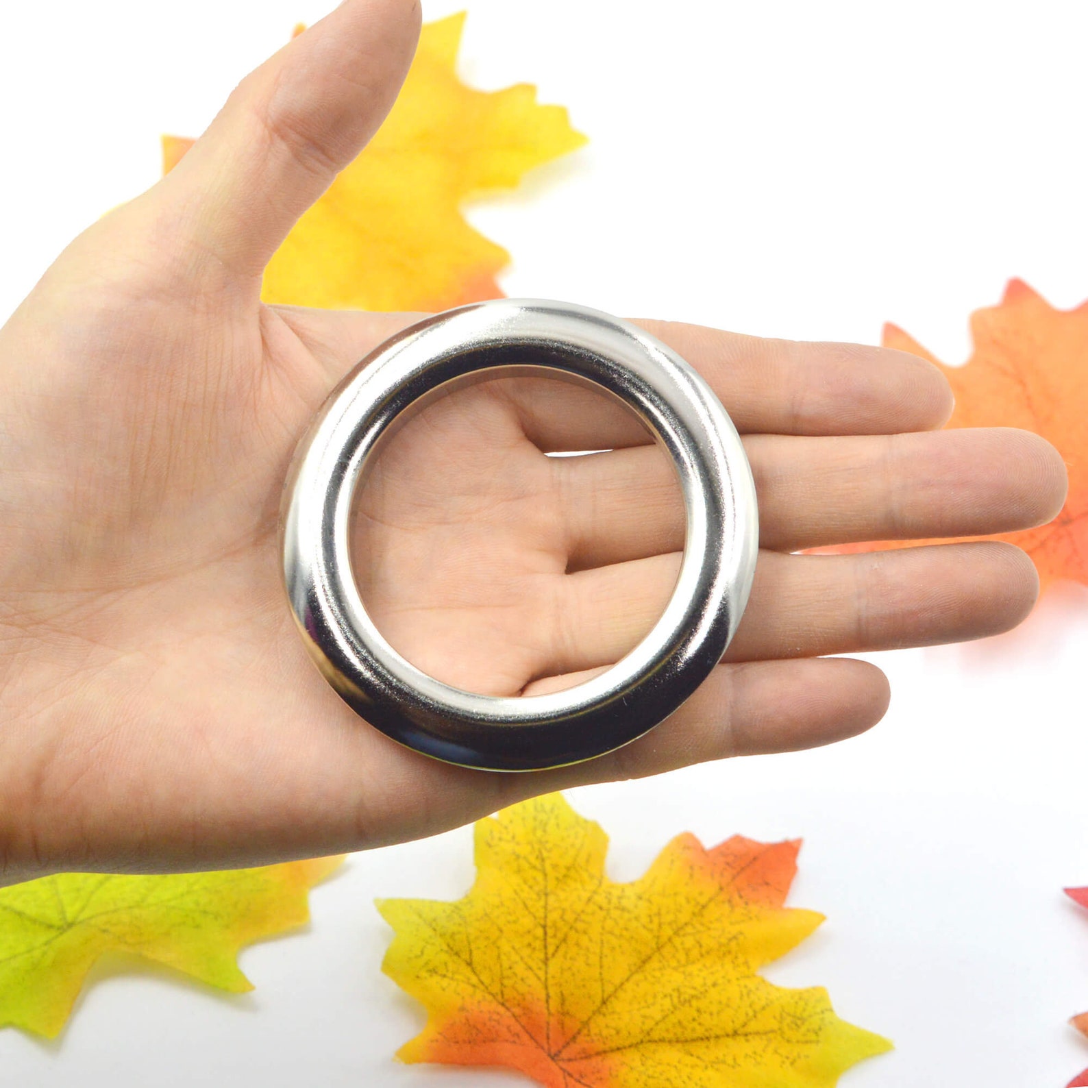 Brass Material Silver Eyelets Grommet With Washer Fit Leather Craft Bag ...