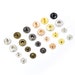 50sets Multi-size/color Metal Snap Fasteners Press Studs Snaps Button ...