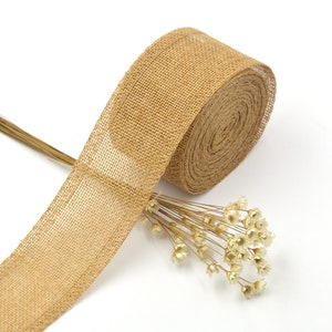Rustic Jute Ribbon Craft Gifts Wrap Decorative Burlap Fabric Ribbons ...