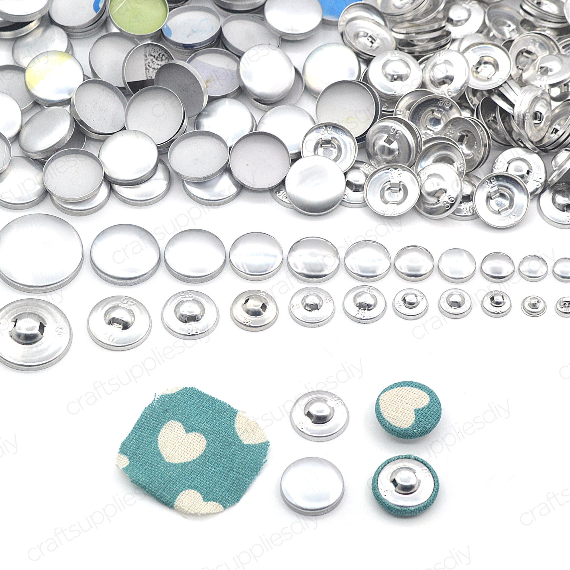 Blank Button for Making Fabric Covered Buttons Blank Cover Buttons ...