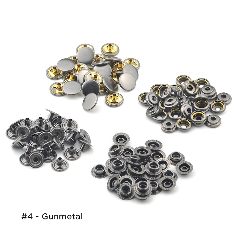 30sets Brass Material Snap Fastener Press Studs Snaps Button | Etsy