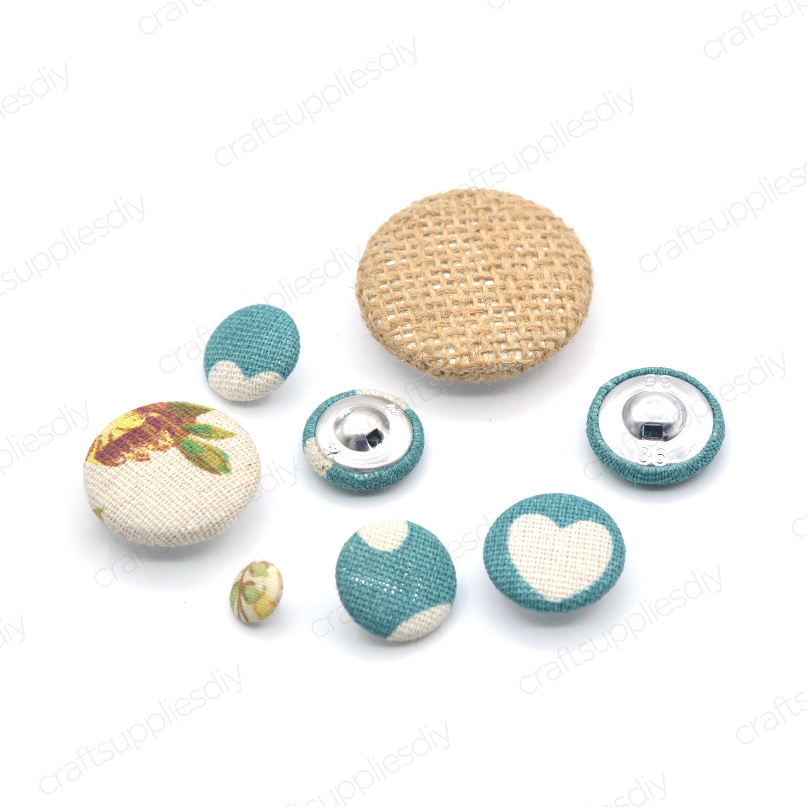 Blank Button for Making Fabric Covered Buttons Blank Cover Buttons ...