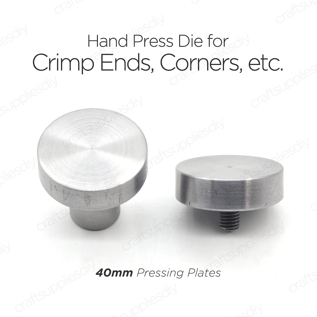 Hand Press Die for Crimp Ends, Book Corners, Clamping Die Set, Pressing ...