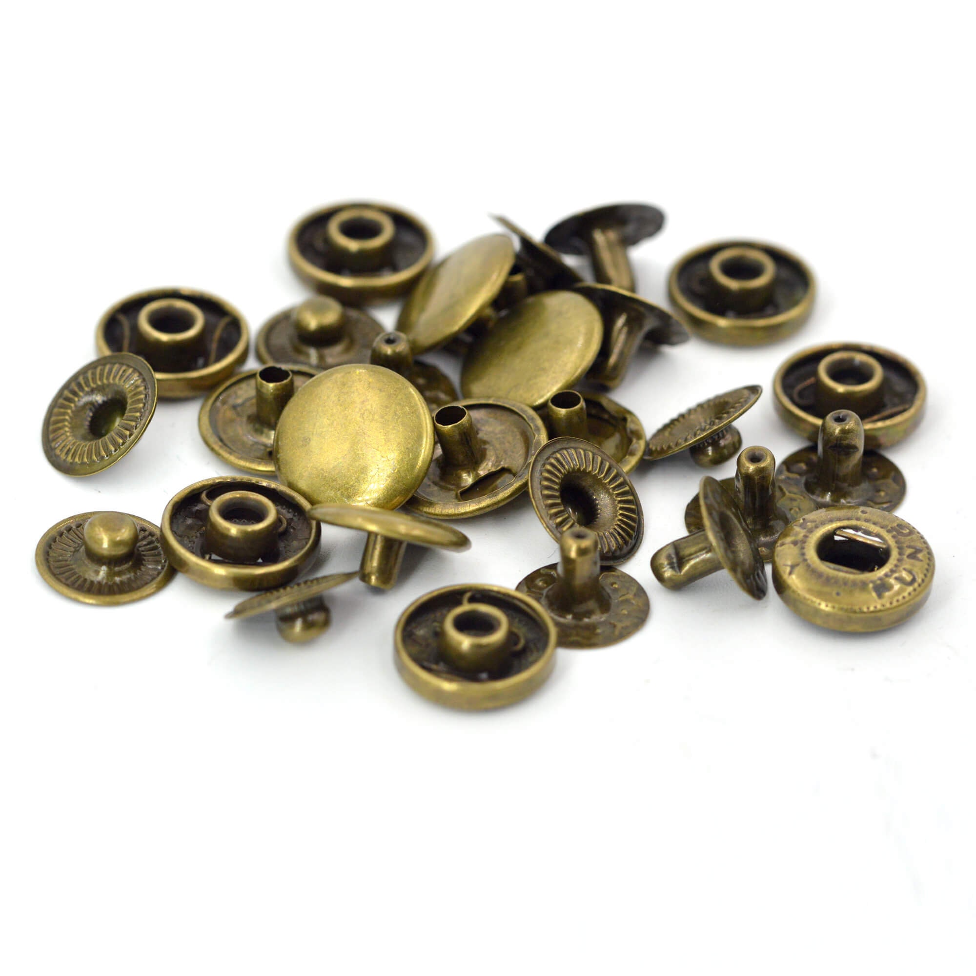 50sets Multi-size/color Metal Snap Fasteners Press Studs Snaps - Etsy