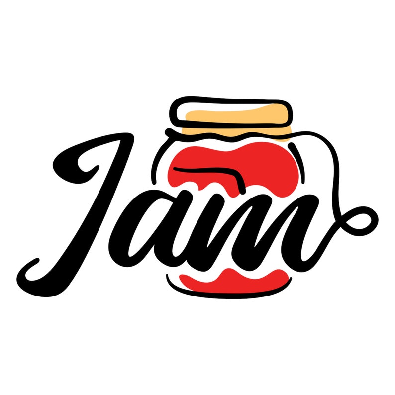 Jam Label SVG, Lettering PNG, Color Street, Sublimation Space Jam ...