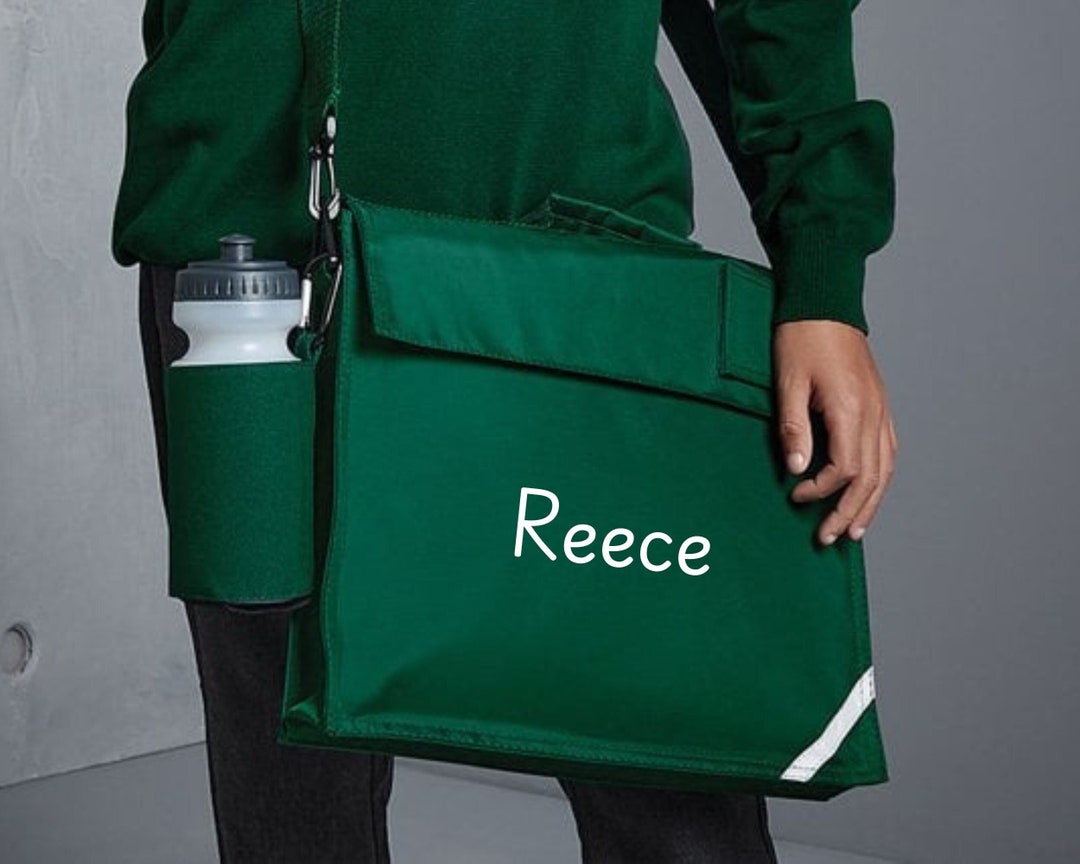 Custom School Book Bag With Strap, Personalised School Book Bag, School ...