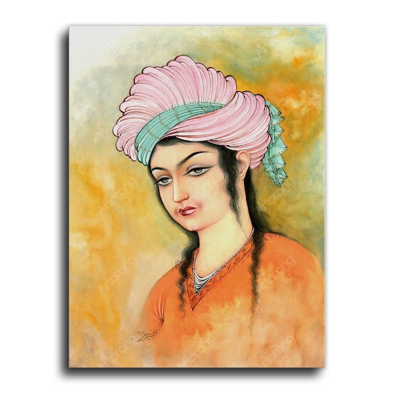 Pintura Persa Mujer