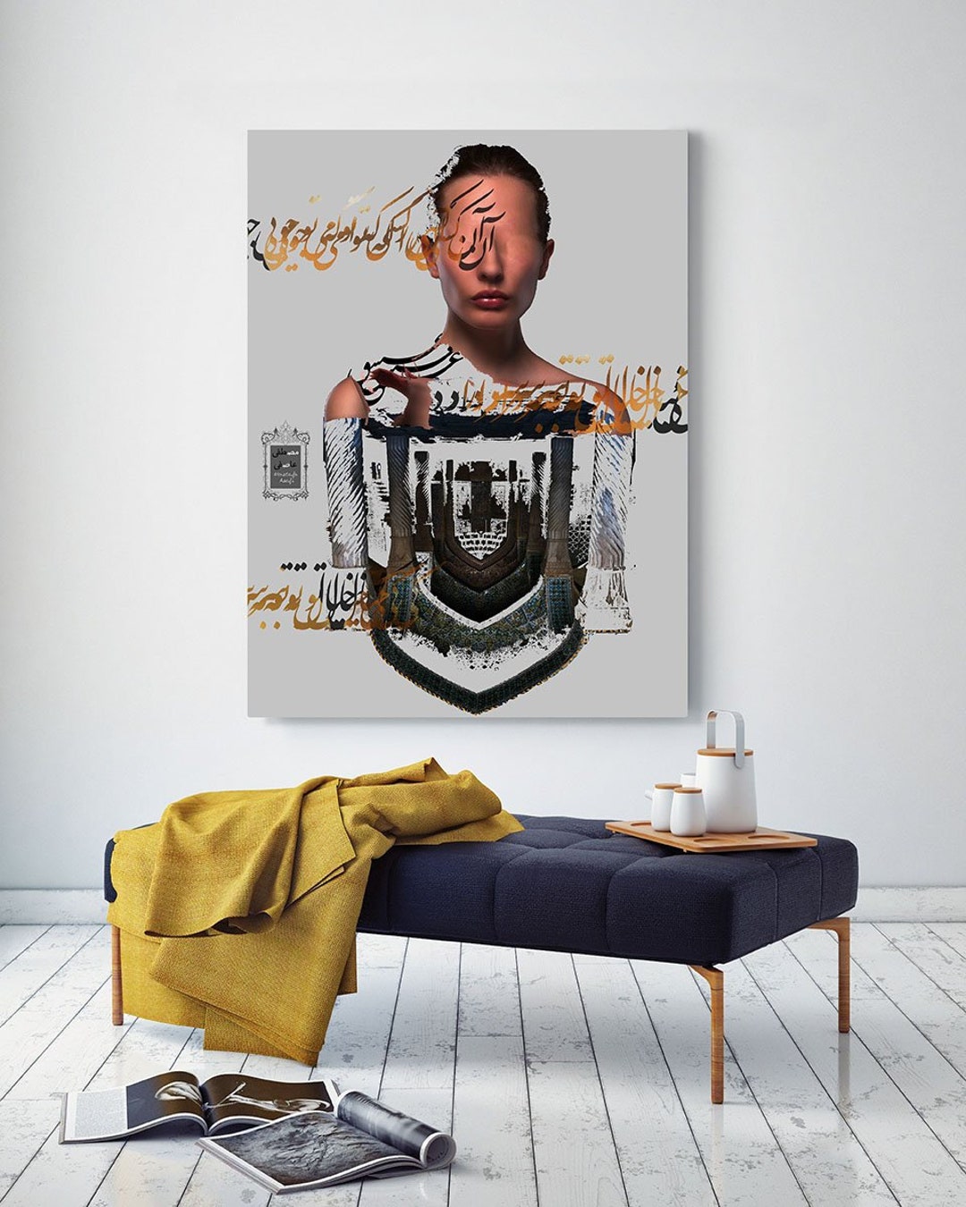 Forough Farrokhzad Poem | Persian Wall Art Canvas Art | Persian Home ...