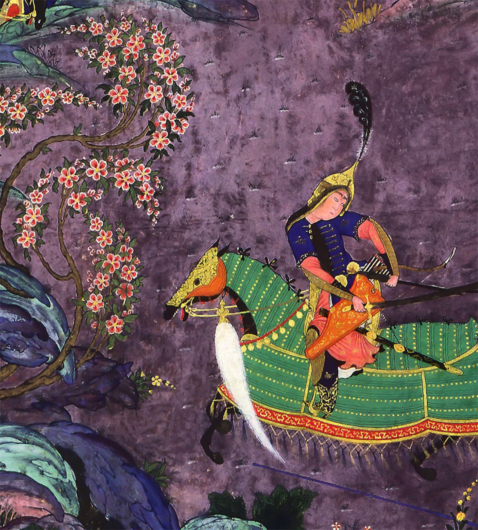 Shahnameh Ferdowsi Miniature Canvas Print Wall Art Persian - Etsy