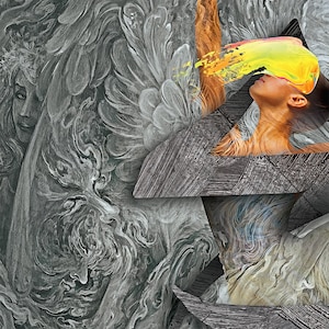 Dancing Around the HEECH, Persian Canvas Print Wall Art | Galley ...