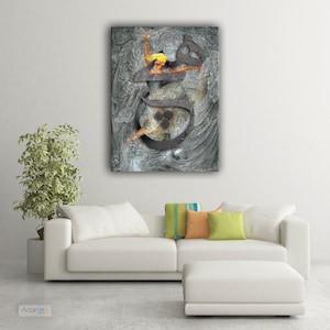 Dancing Around the HEECH, Persian Canvas Print Wall Art | Galley ...