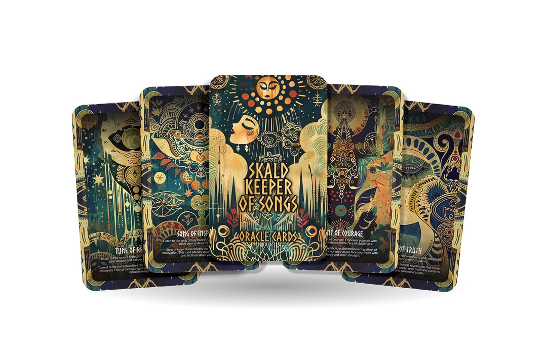 Skald - Keeper of Songs - Oracle Cards - Preserving Wisdom and History ...