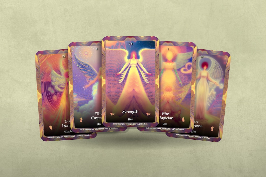 The Guardian Spirit Tarot - Major Arcana - 22 Spirits Cards - Guardian ...
