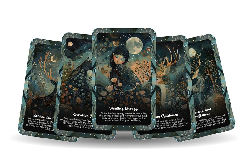 The Divine Alignment Oracle - 22 Oracle Cards - Divination Tools ...
