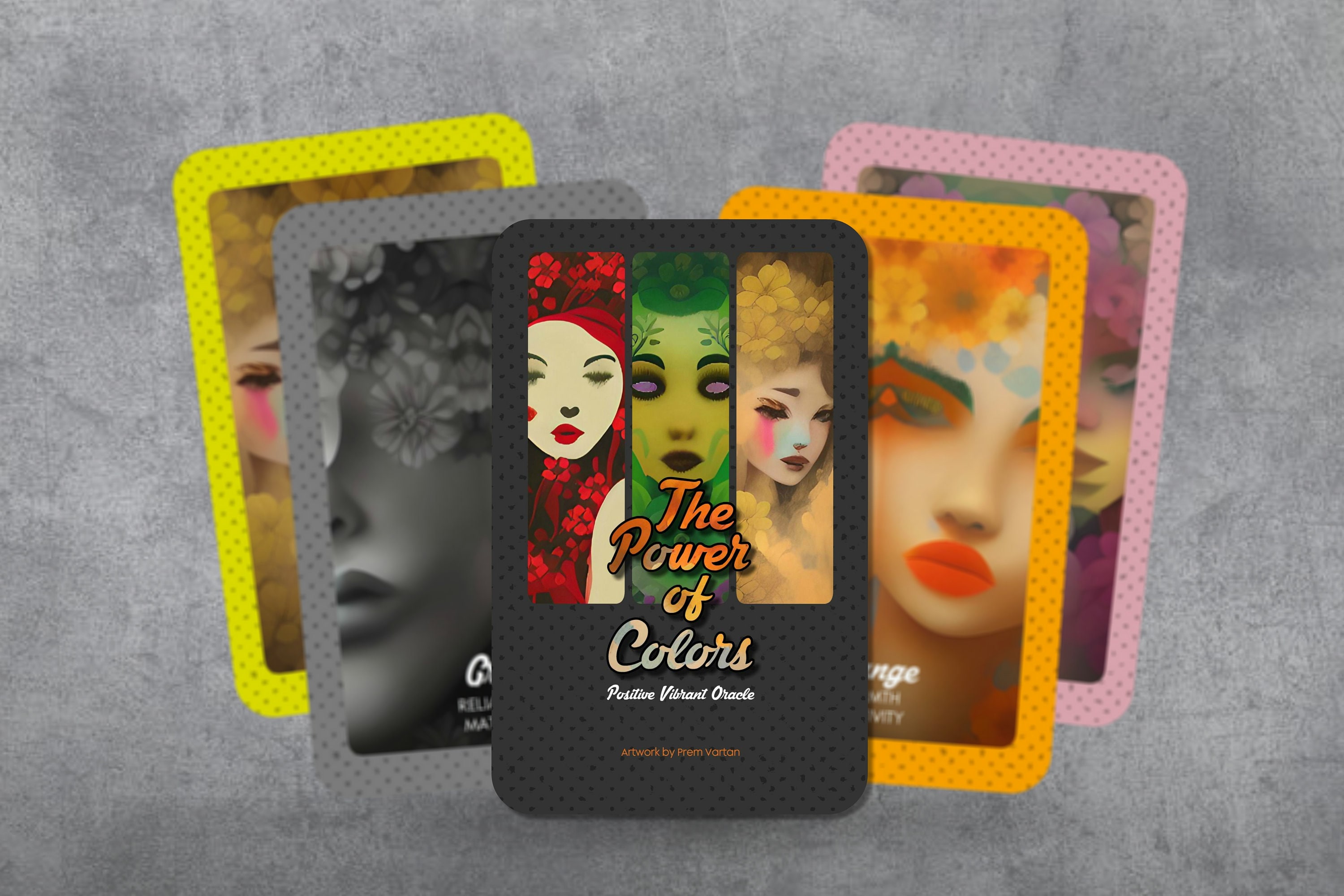 The Power of Colors Positive Vibrant Oracle Color Cards - Etsy