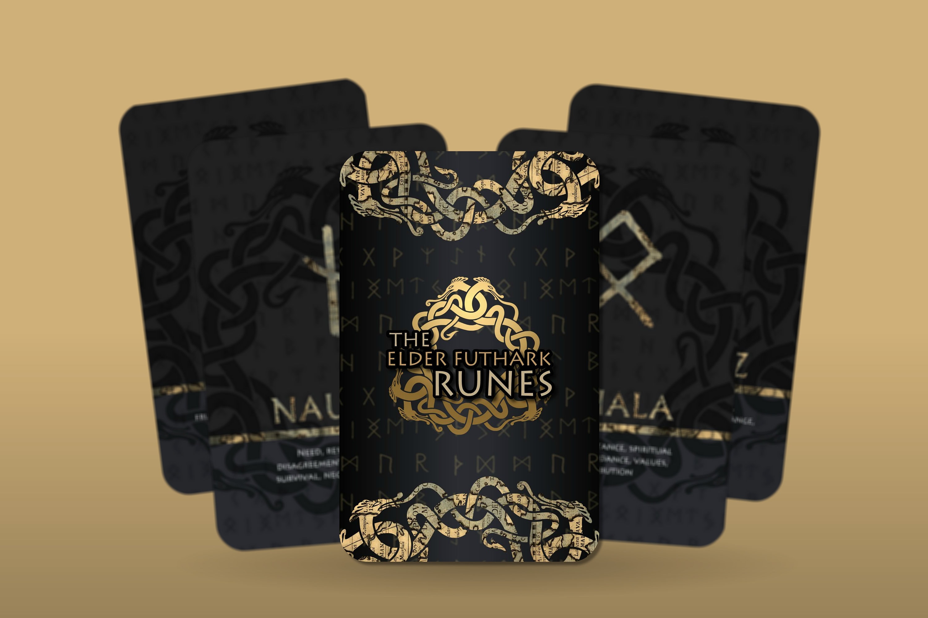 The Elder Futhark Runes Nordic Cards Norse Cards Norse Runes Nordic ...