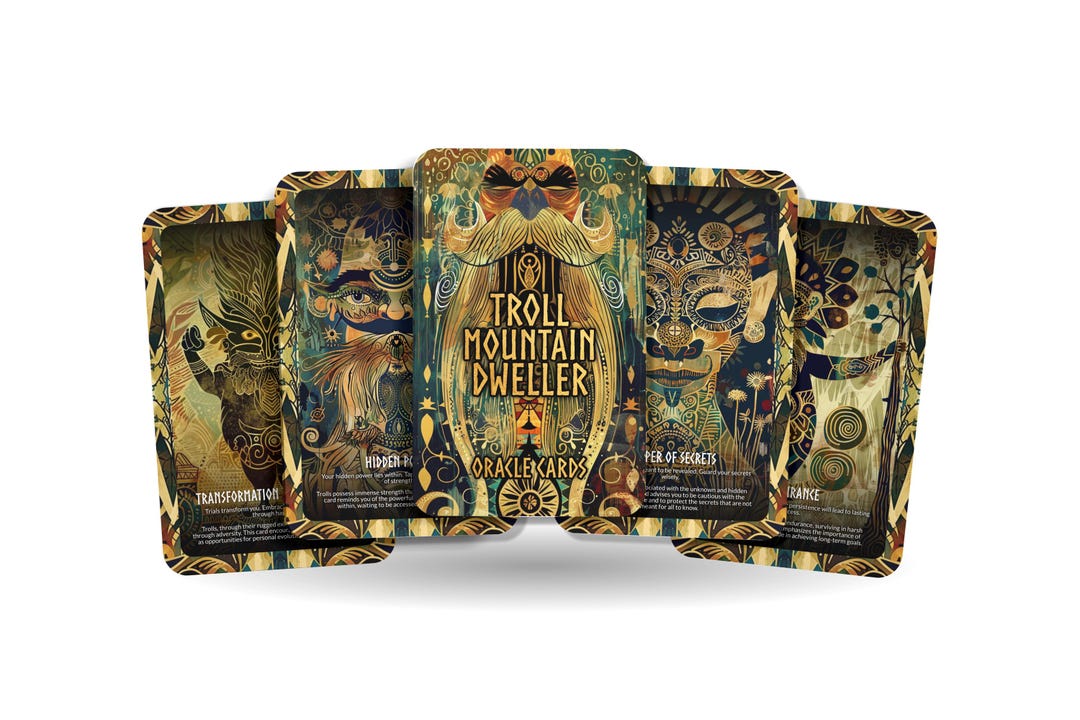 Troll - Mountain Dweller - Oracle Deck Cards - Exploring the Wisdom and ...