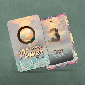 Numerology Power Oracle - Numerology Cards - Oracle Cards - Divination ...