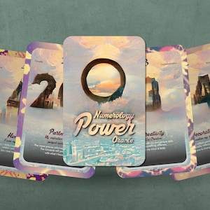 Numerology Power Oracle - Numerology Cards - Oracle Cards - Divination ...