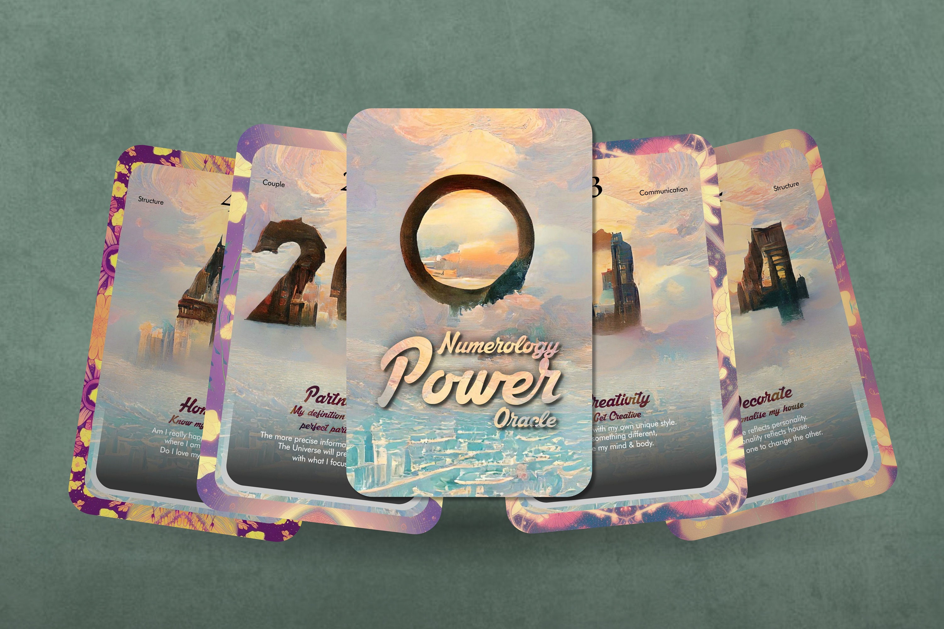 Numerology Power Oracle - Numerology Cards - Oracle Cards - Divination ...