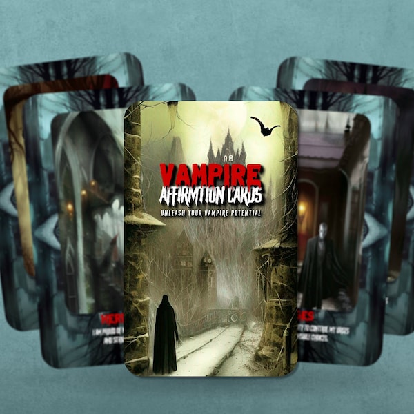 Vampire Cards - Etsy