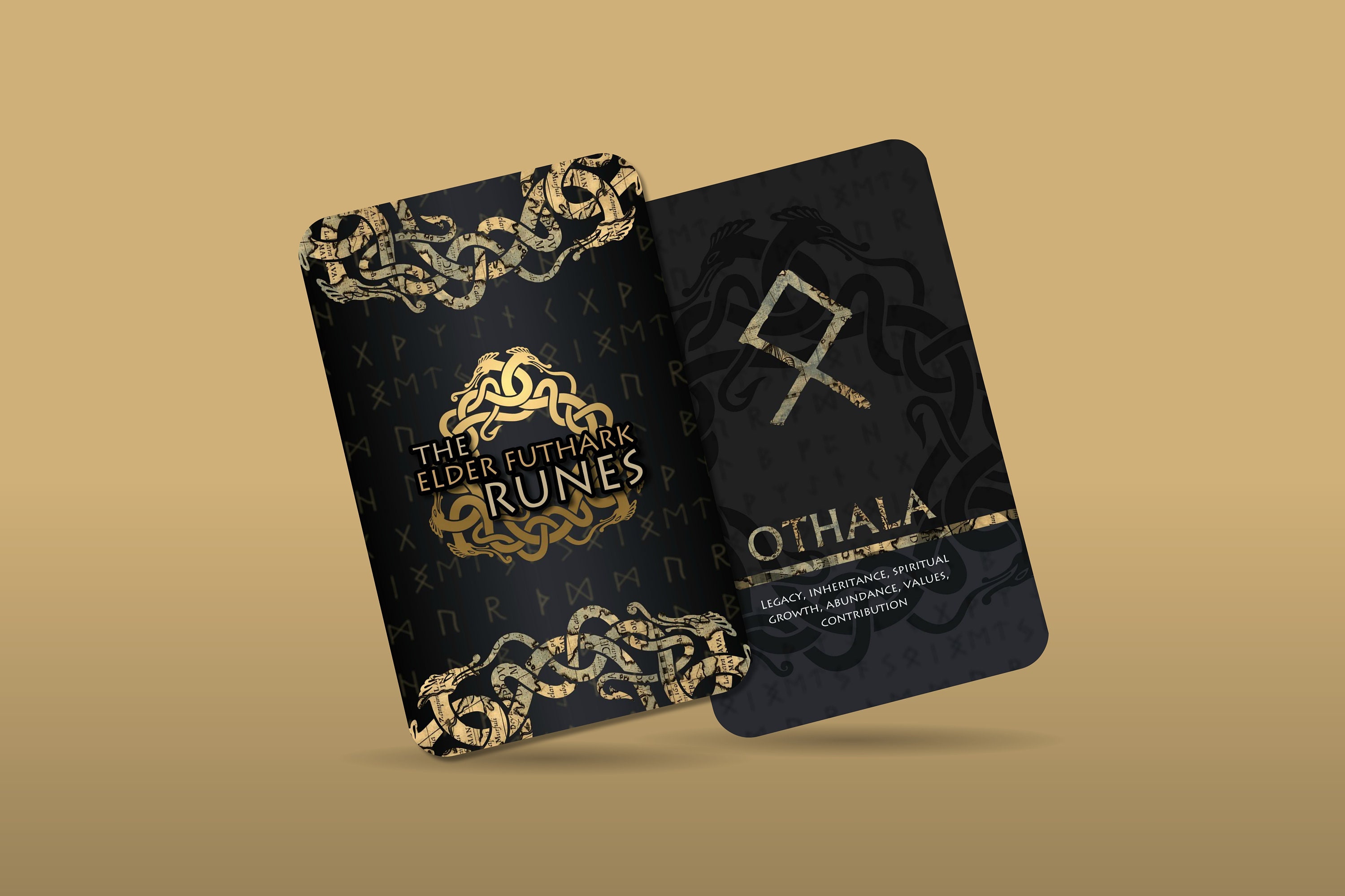 The Elder Futhark Runes Nordic Cards Norse Cards Norse Runes Nordic ...