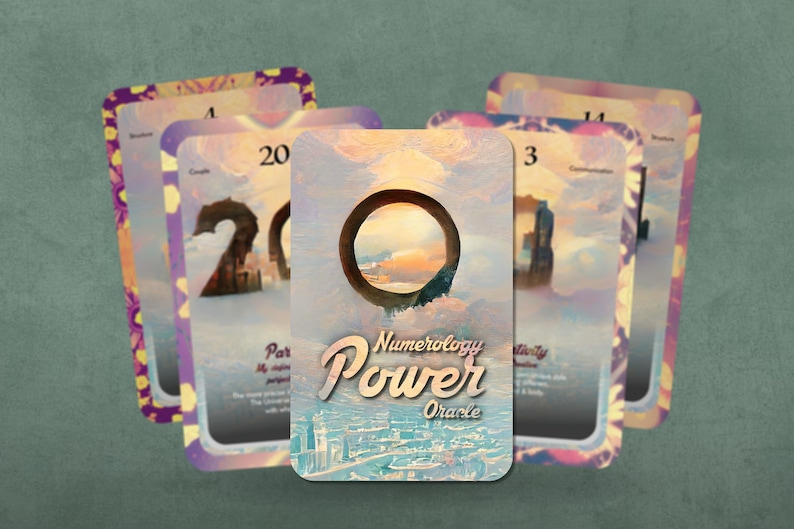 Numerology Power Oracle - Numerology Cards - Oracle Cards - Divination ...