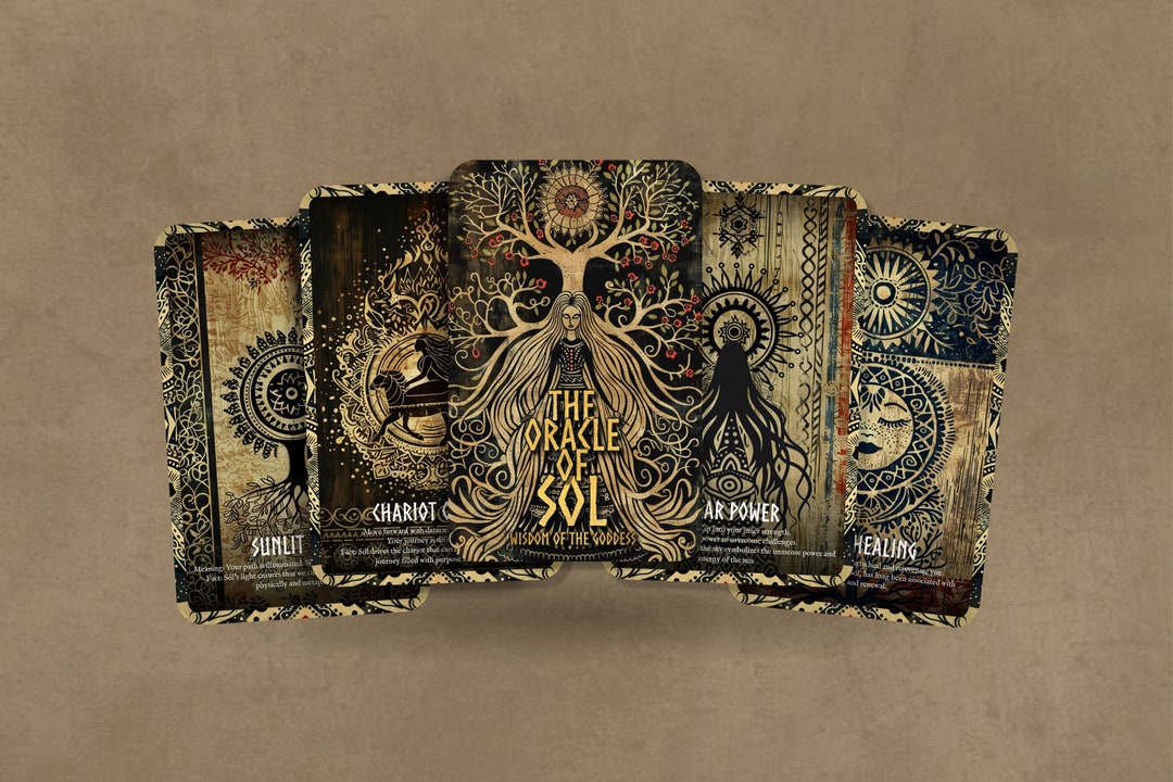 The Oracle of Sol - Wisdom of the Goddesses - Oracle Cards - Nordic ...