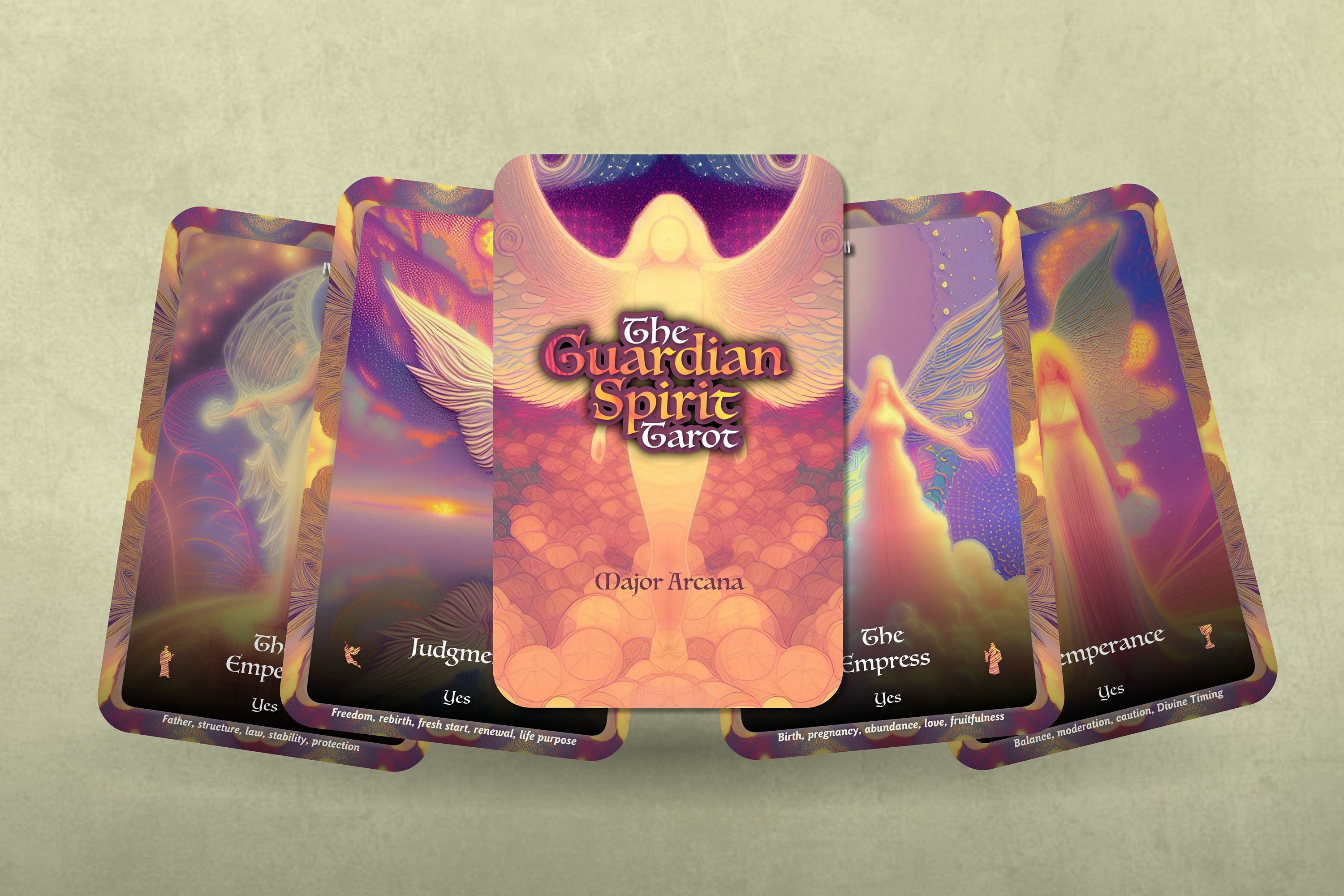 The Guardian Spirit Tarot Major Arcana 22 Spirits Cards Guardian Spirit ...