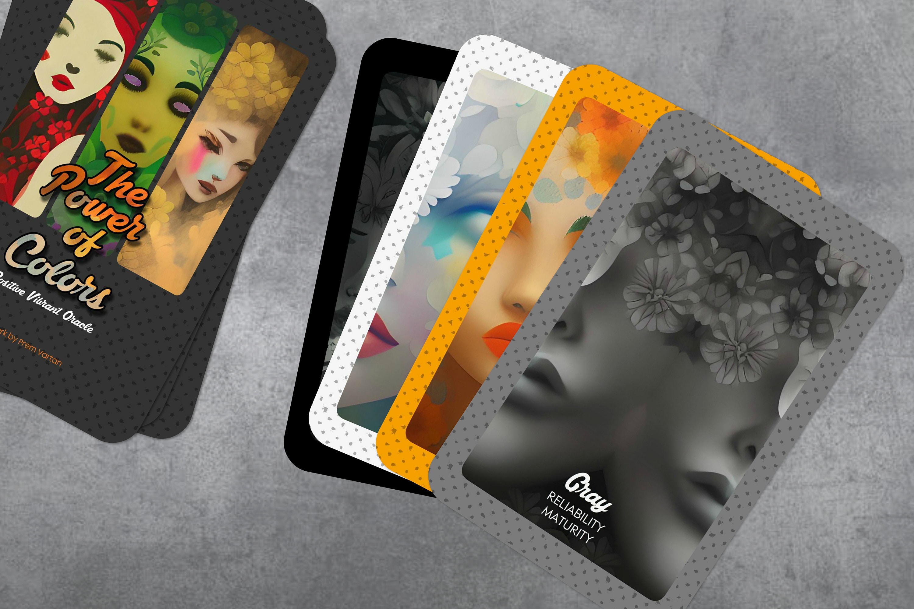 The Power of Colors Positive Vibrant Oracle Color Cards - Etsy