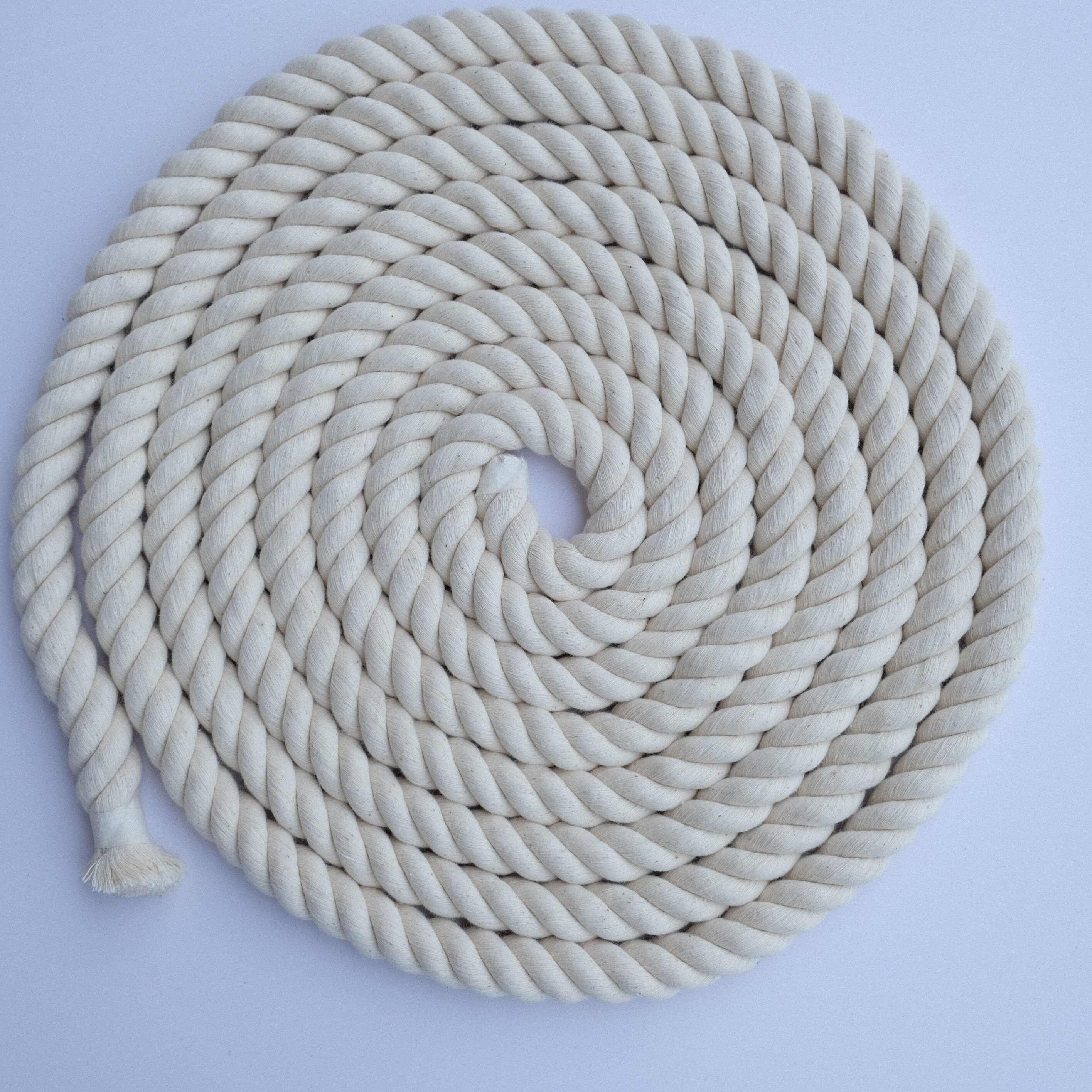 20mm Natural White 3 Strand Twisted Cotton Rope / 3 Ply | Etsy