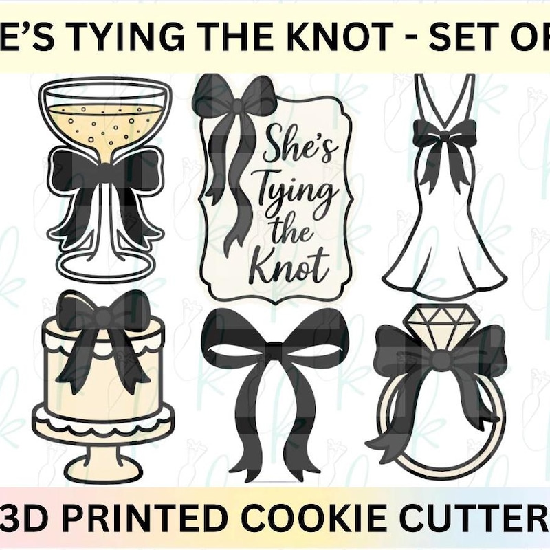 6 Cookies for Bridal Shower - Etsy