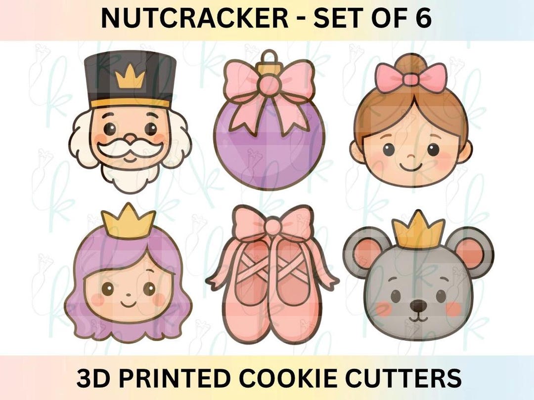 Nutcracker - Set of 6 Cookie Cutters - Etsy