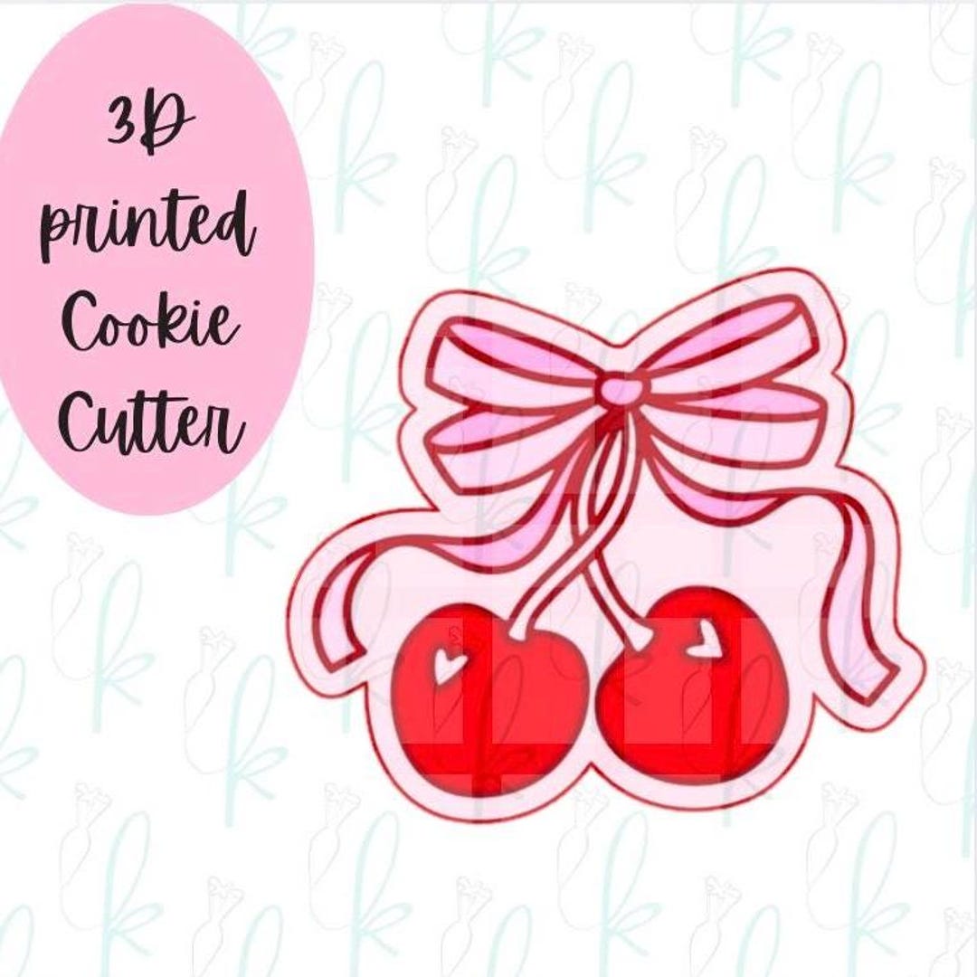Coquette Cherries Cookie Cutter - Etsy