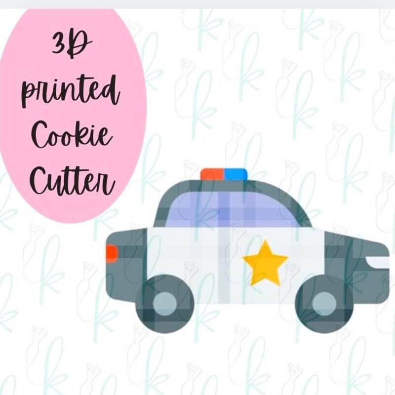 Police Car Cookies - Etsy