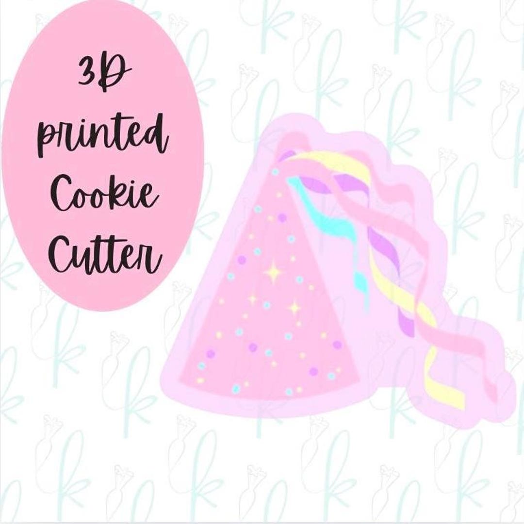 Streamer Party Hat Cookie Cutter - Etsy