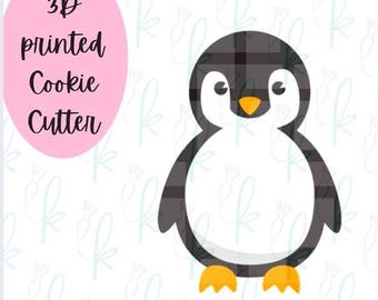 Penguin With Hearts Cookie Cutter - Etsy