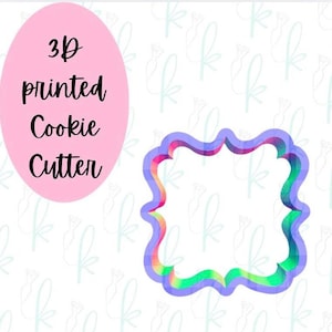 Square Plaque Cookie Cutter - Etsy