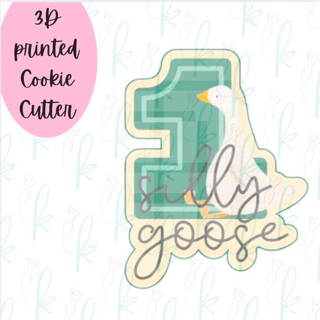 One Silly Goose Cookie Cutter - Etsy