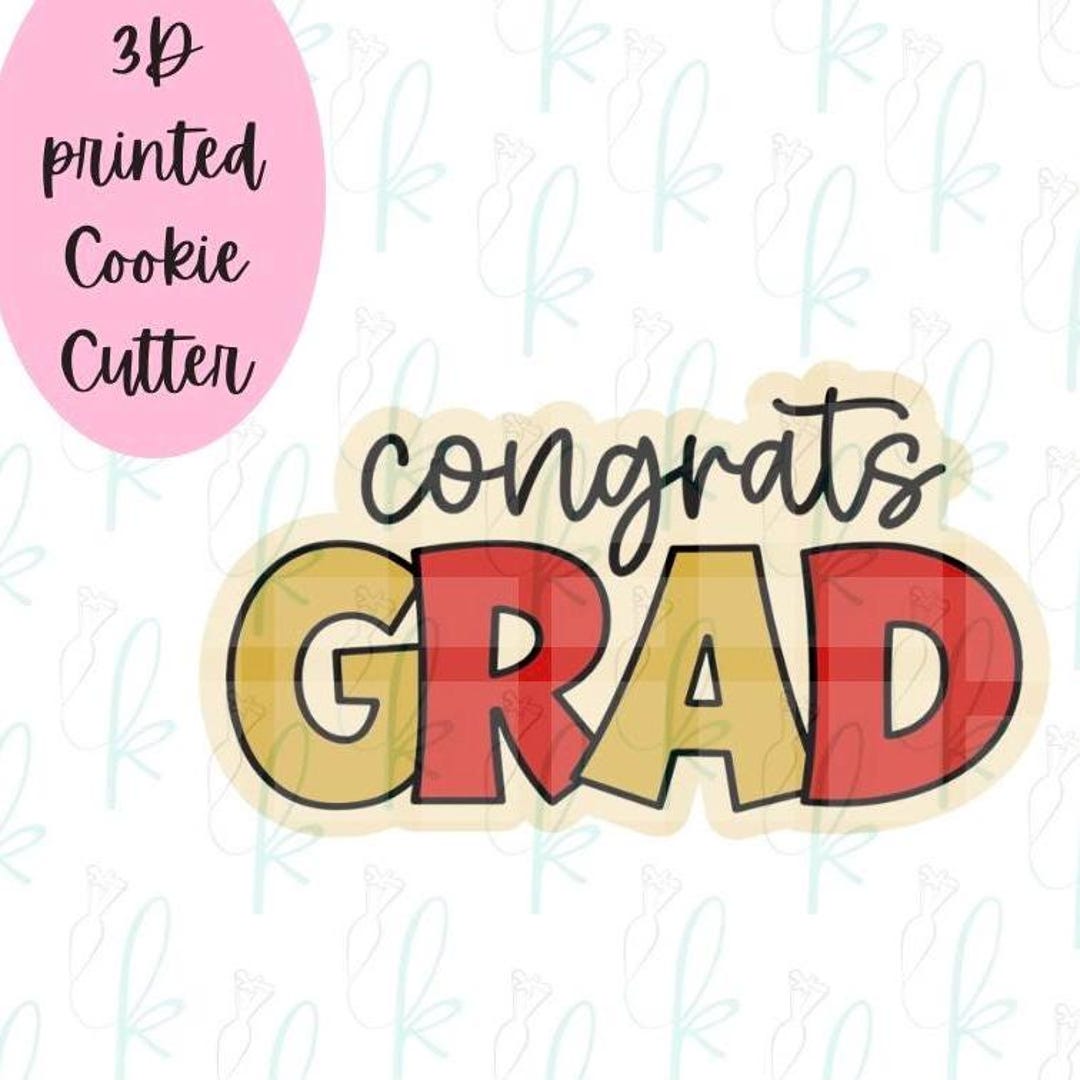 Congrats Grad Cookie Cutter - Etsy